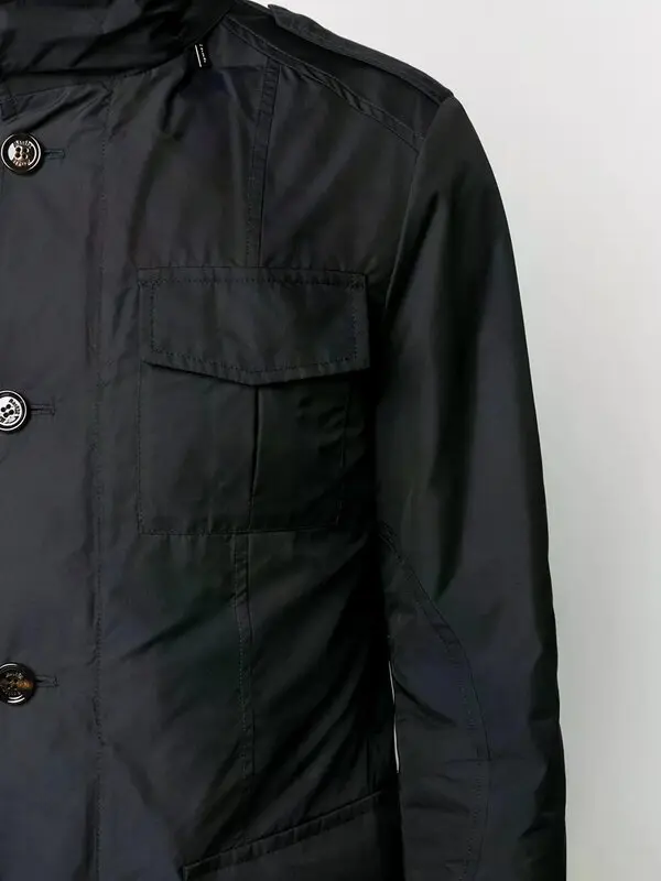 MOORER Shell Windbreaker - Blue