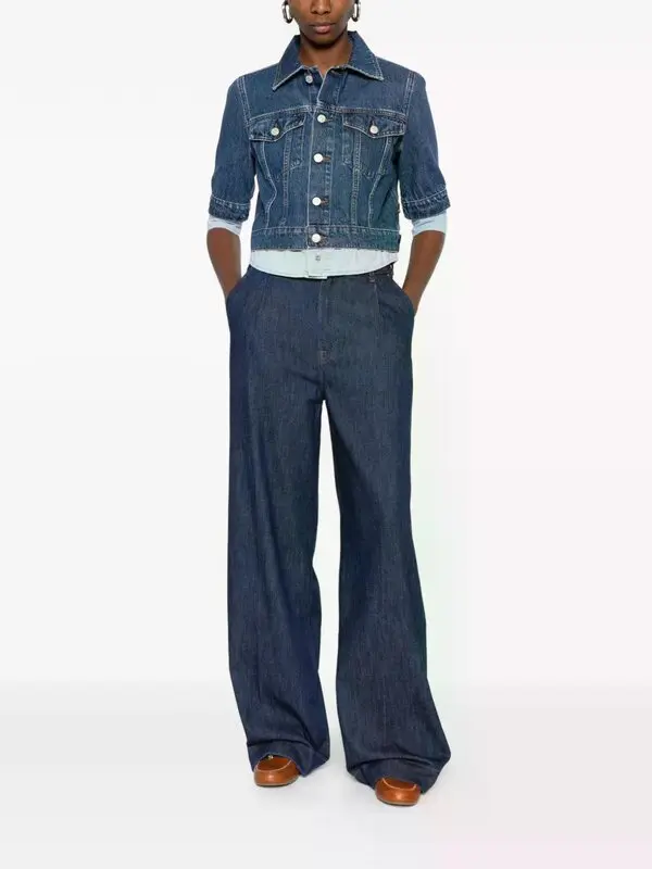 7 For All Mankind Trucker Layered Jacket