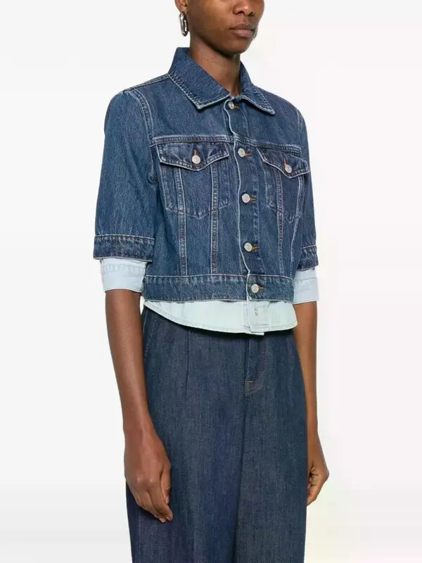 7 For All Mankind Trucker Layered Jacket