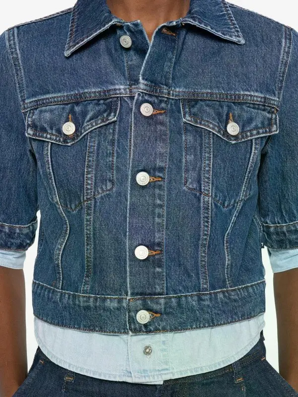 7 For All Mankind Trucker Layered Jacket