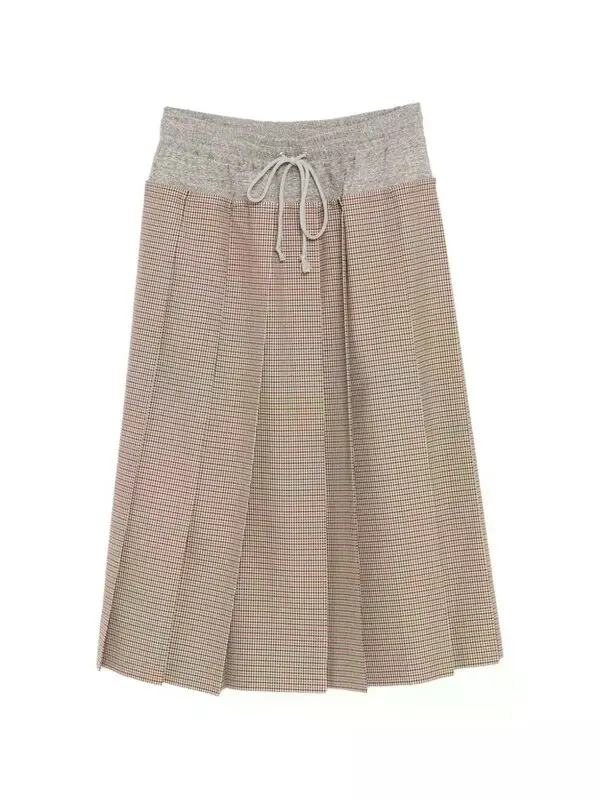 Undercover Pleated Drawstring Skirt
