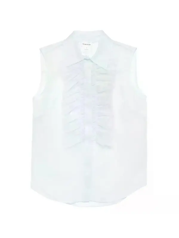 P.a.r.o.s.h Ruffled Sleeveless Blouse