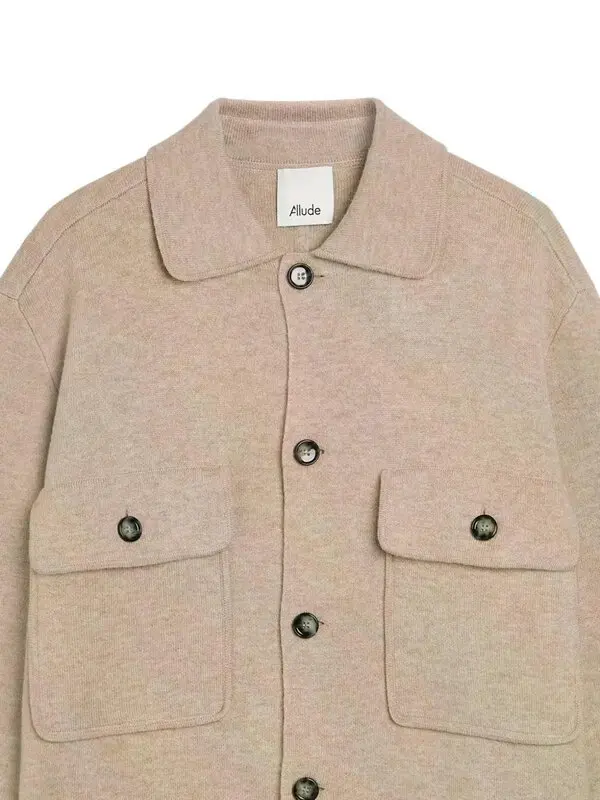 ALLUDE Cashmere-blend Jacket - Neutrals