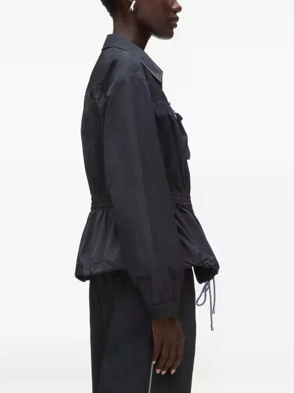 3.1 Phillip Lim Zip-up Drawstring Jacket - Blue