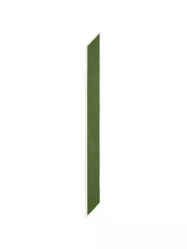 Tory Burch Link Print Ribbon Tie - Green