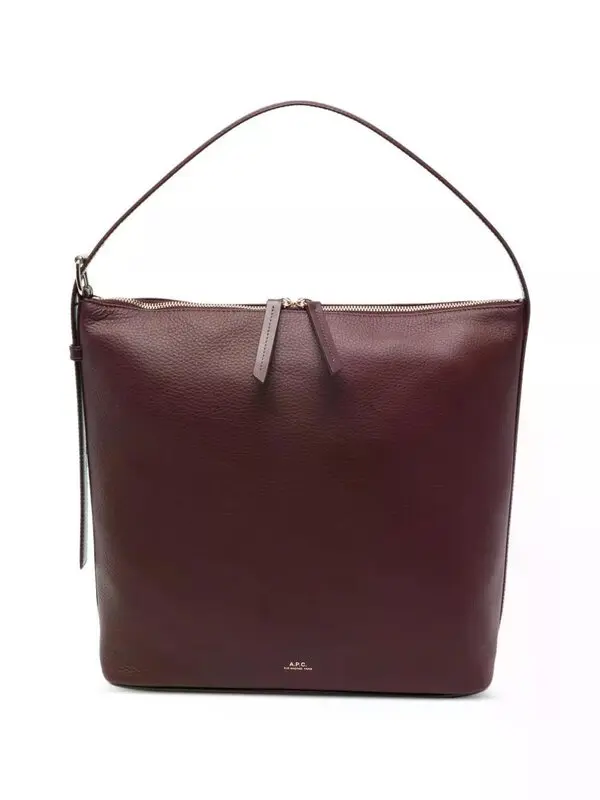 A.p.c. Vera Zip Shoulder Bag - Red