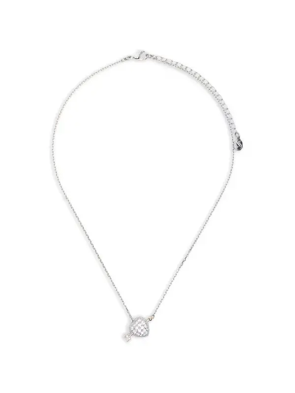 SWAROVSKI Heart-pendant Necklace - Silver