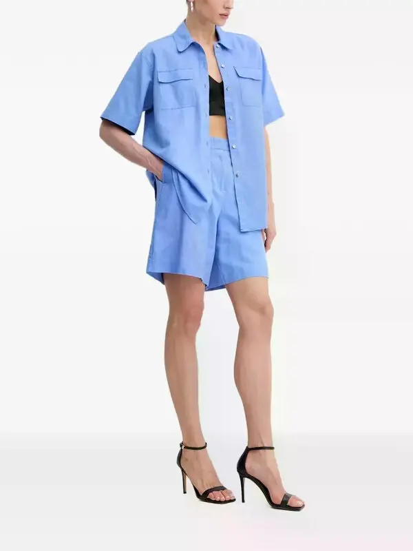Karl Lagerfeld Flap-pocket Short-sleeved Shirt