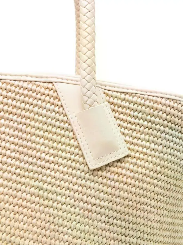 ALEXANDER SMITH Large Braided Lauren Tote Bag - Neutrals