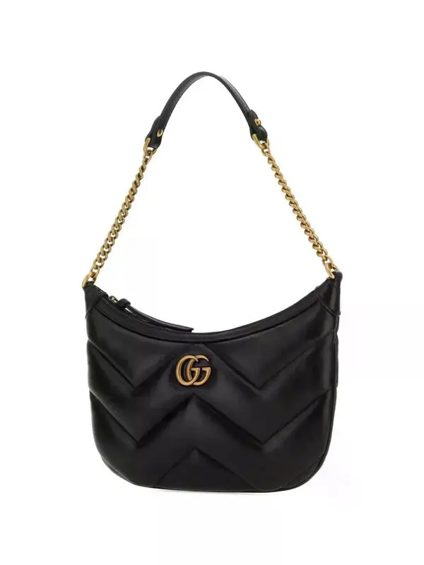 Gucci Logo-plaque Leather Shoulder Bag