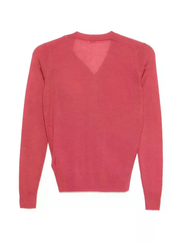 JOSEPH Button-up Cashmere Sweater - Pink