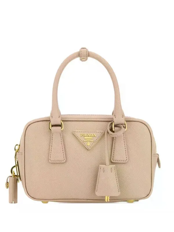 Prada Leather Mini Bag - Neutrals