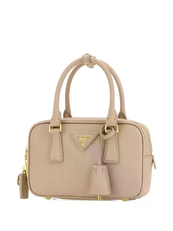 Prada Leather Mini Bag - Neutrals