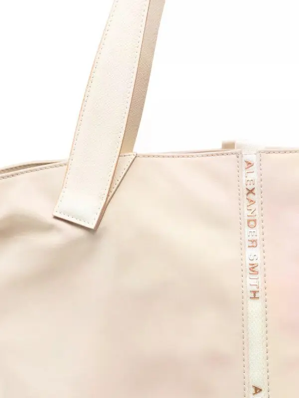 ALEXANDER SMITH Lauren Logo-detail Tote Bag - Neutrals