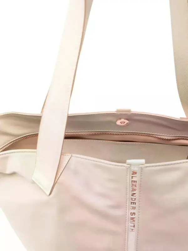 ALEXANDER SMITH Lauren Logo-detail Tote Bag - Neutrals