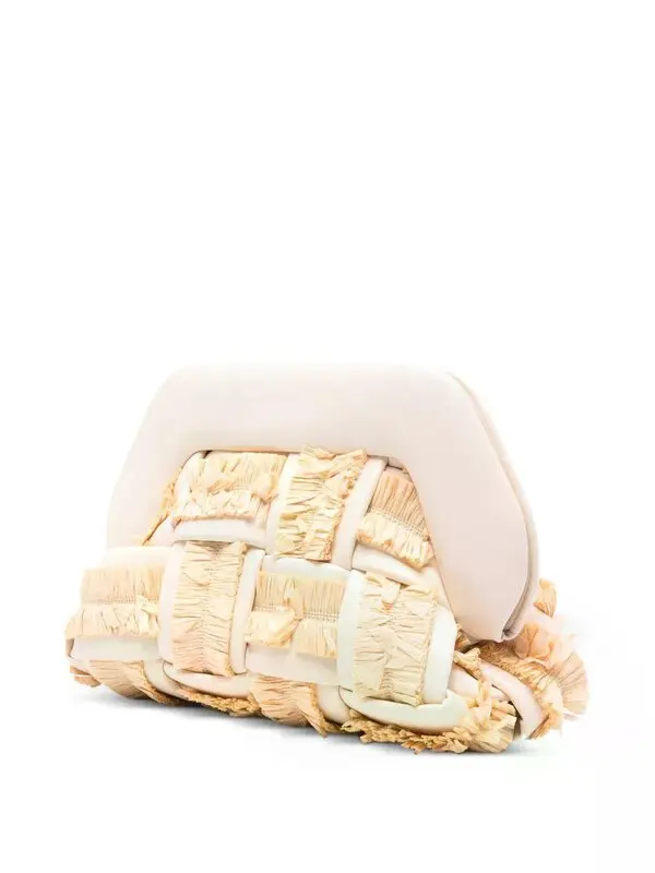 THEMOIRE Medium Bios Fringed Clutch