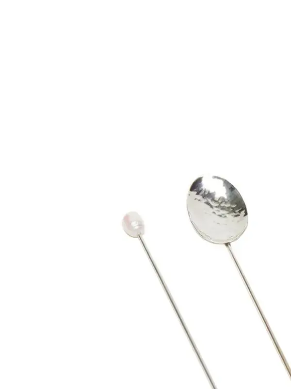 GOHAR WORLD Hammered Effect Sphere Accent Spoon