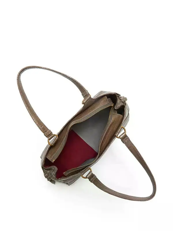 Malìparmi Tassel-detail Chevron Shoulder Bag