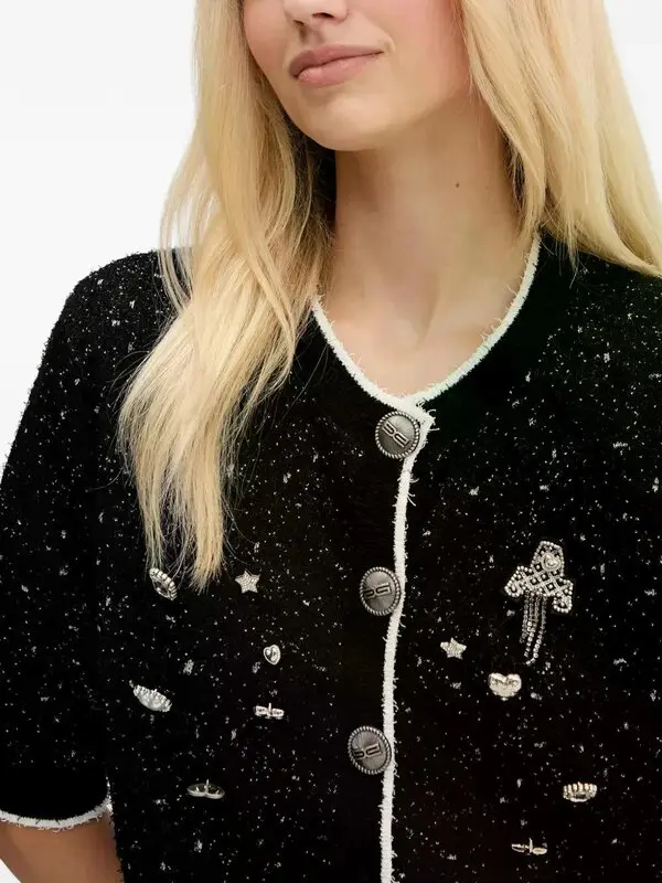 GESTUZ Stud-embellished Cardigan