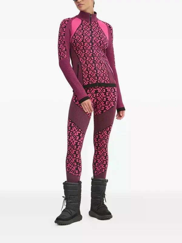 NEWLAND Geometric-pattern Leggings