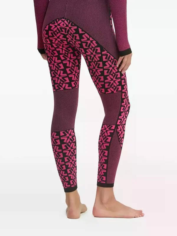 NEWLAND Geometric-pattern Leggings