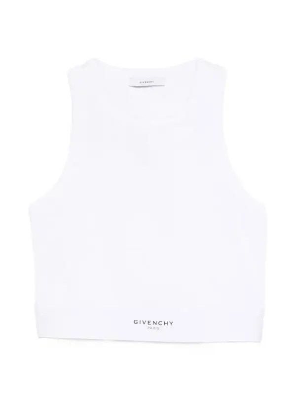 Givenchy Ribbed Logo-band Top