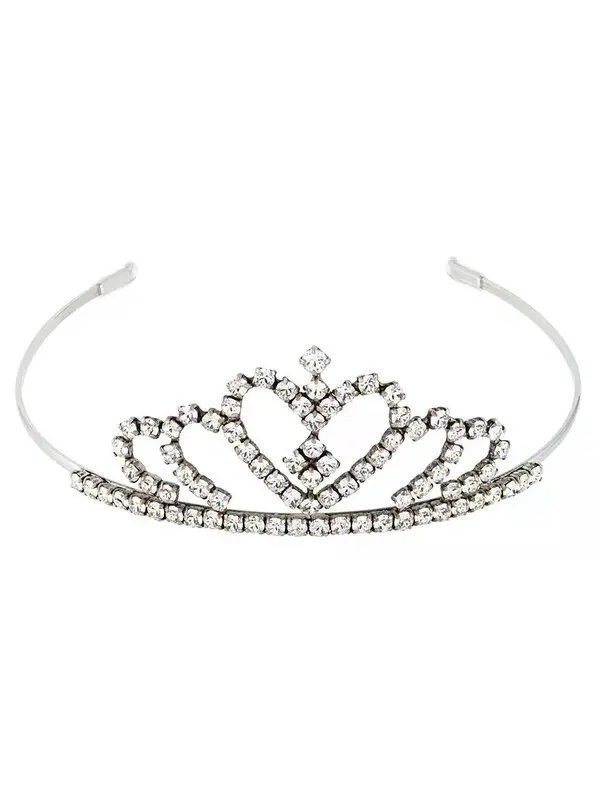 Saint Laurent Embellished Tiara - Metallic