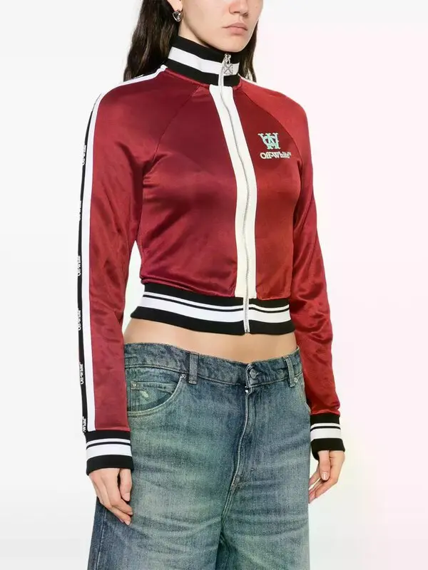 Off-White Stripe Trim Track Jacket