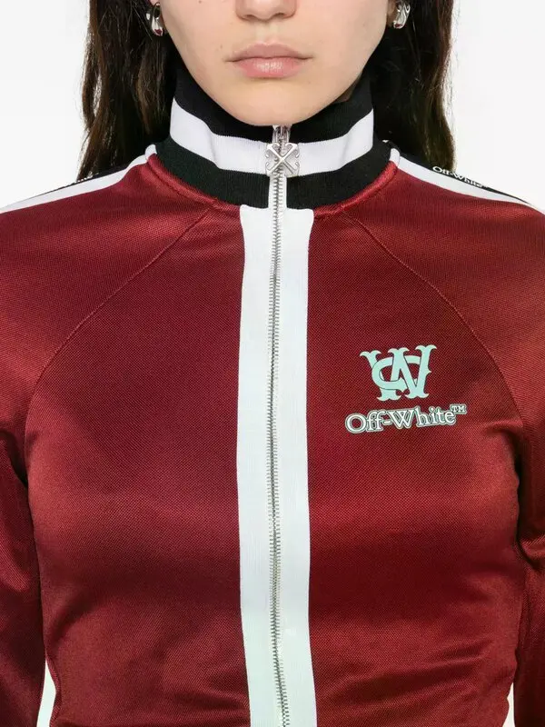 Off-White Stripe Trim Track Jacket