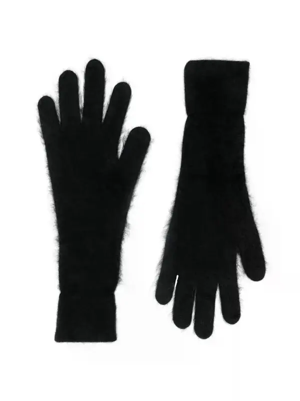 TOTEME Brushed Gloves - Black
