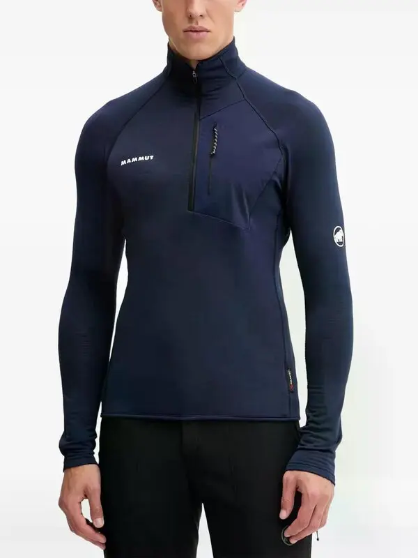 MAMMUT Logo-print Half-zip Sweatshirt