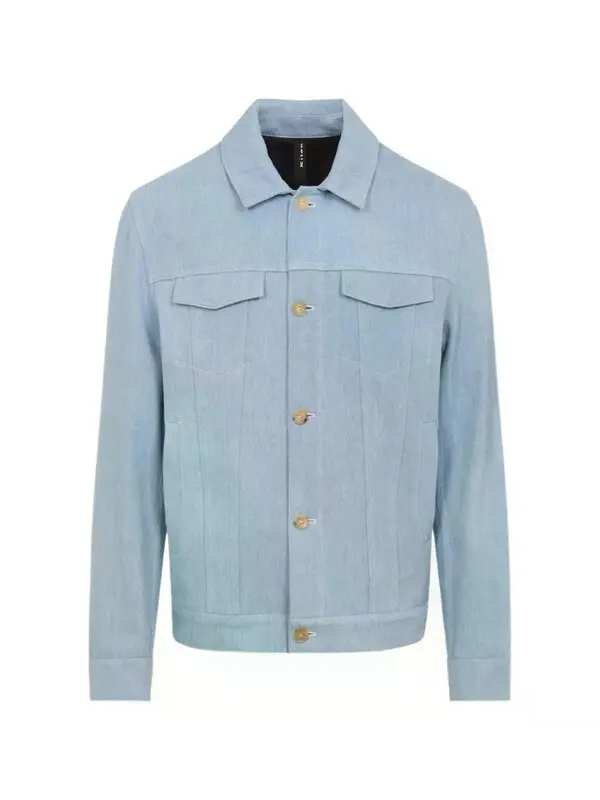 Kiton Cotton Jacket With Chest Pockets