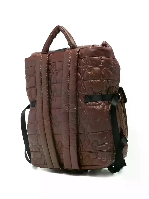 GANNI Quilted-design Backpack