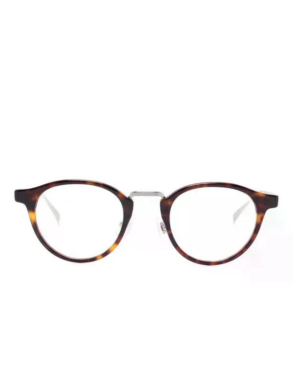 Dunhill Round-frame Eyeglasses - Brown