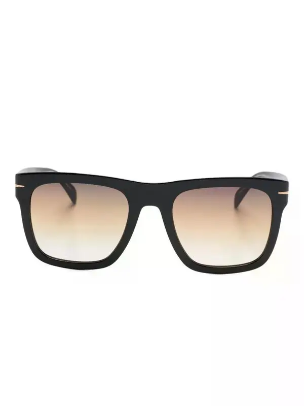 DB EYEWEAR BY DAVID BECKHAM Square-frame Sunglasses - Black