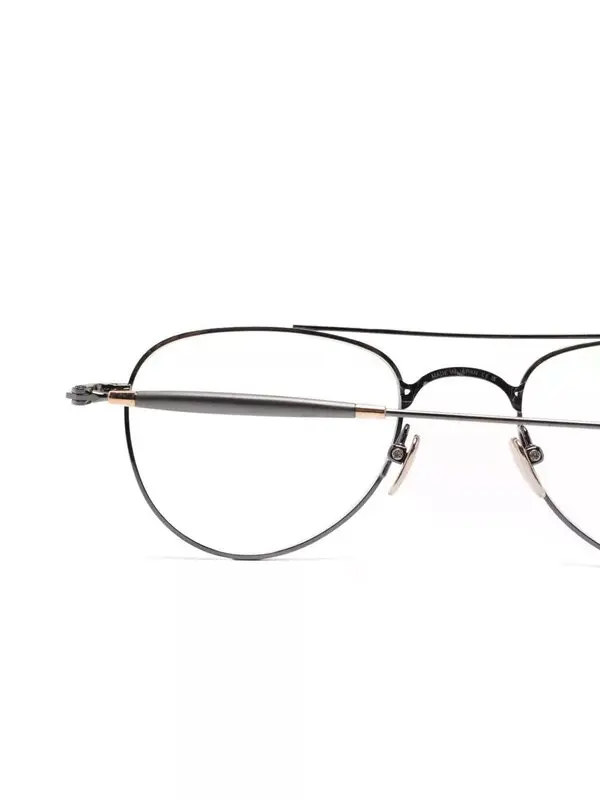MASUNAGA Gms-129t Pilot-frame Eyeglasses