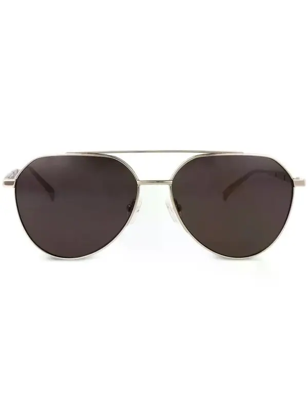 Alexander McQueen Pilot Frame Sunglasses - Silver