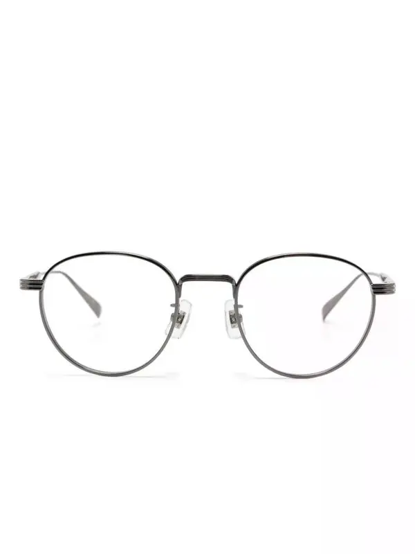 Dunhill Round Frame Glasses - Black