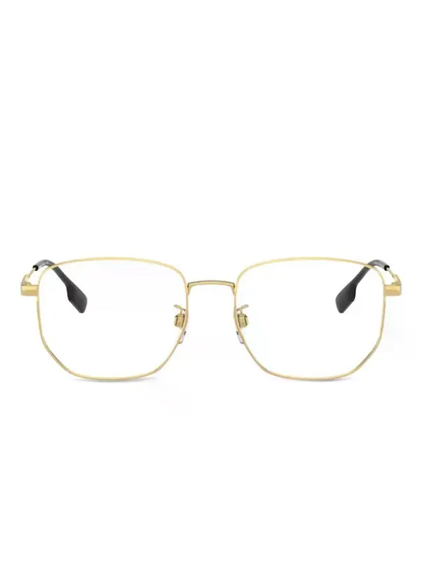 Burberry Square-frame Glasses - Gold