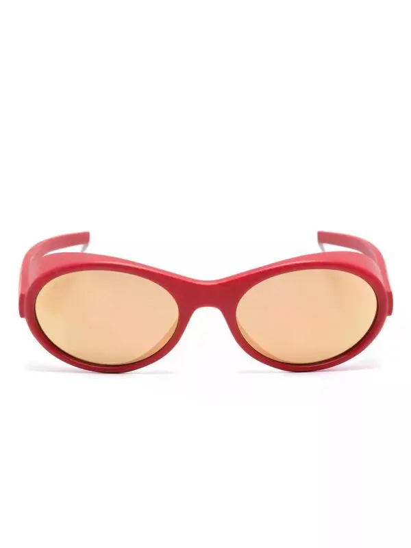 Givenchy G Ride Oval-frame Sunglasses - Red