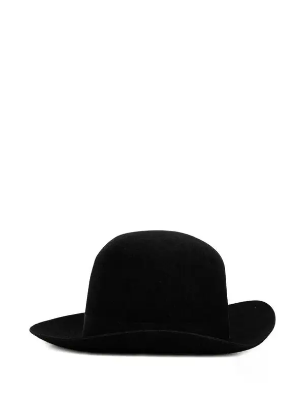 Emporio Armani Logo Plaque Fedora - Black