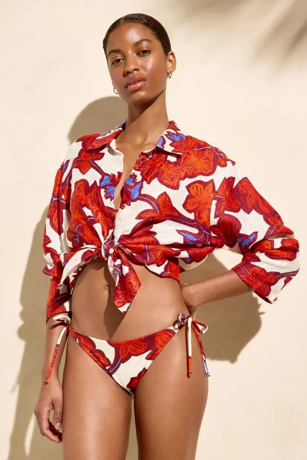 MARIE OLIVER Nico Beach Shirt - Orchid