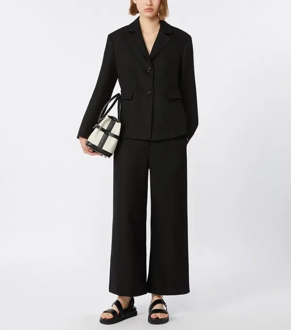 Max Mara Linen-blend Abissi Culottes