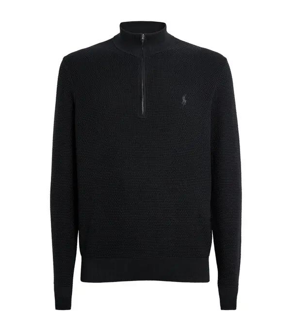 Rlx Ralph Lauren Cotton-blend Performance Sweater