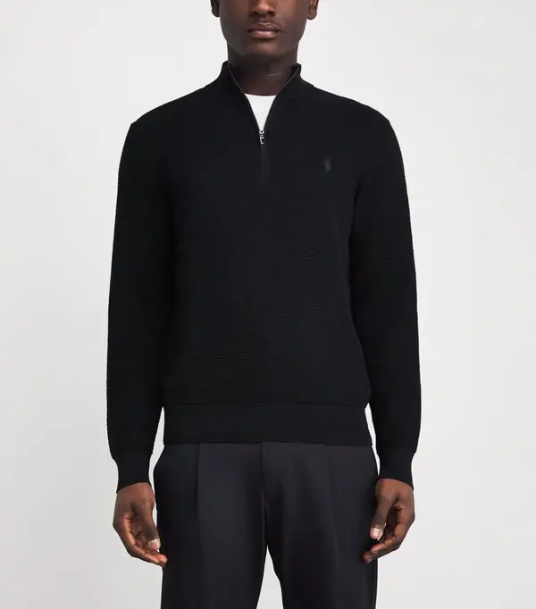 Rlx Ralph Lauren Cotton-blend Performance Sweater