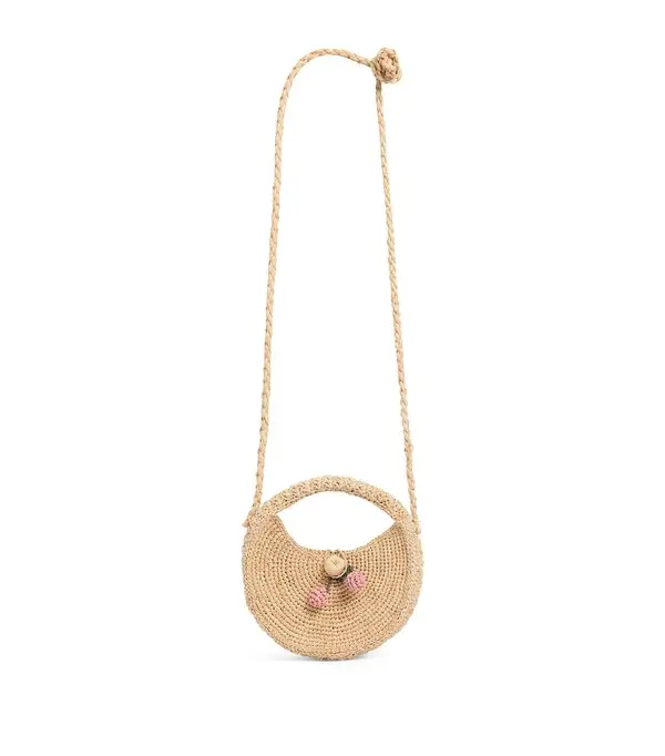 Bonpoint Raffia Loulou Crossbody Bag