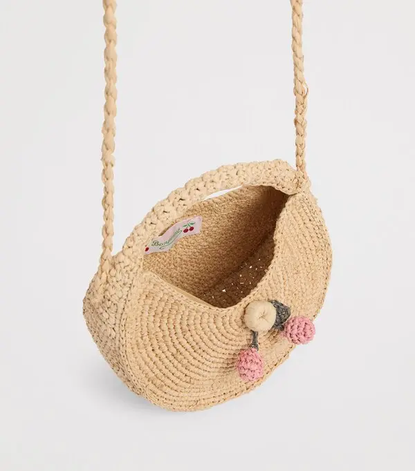 Bonpoint Raffia Loulou Crossbody Bag