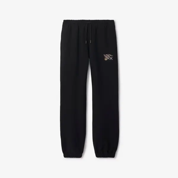 Burberry Ekd Check Cotton Jogging Pants