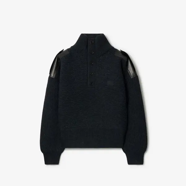 Burberry Wool Half-button Sweater
