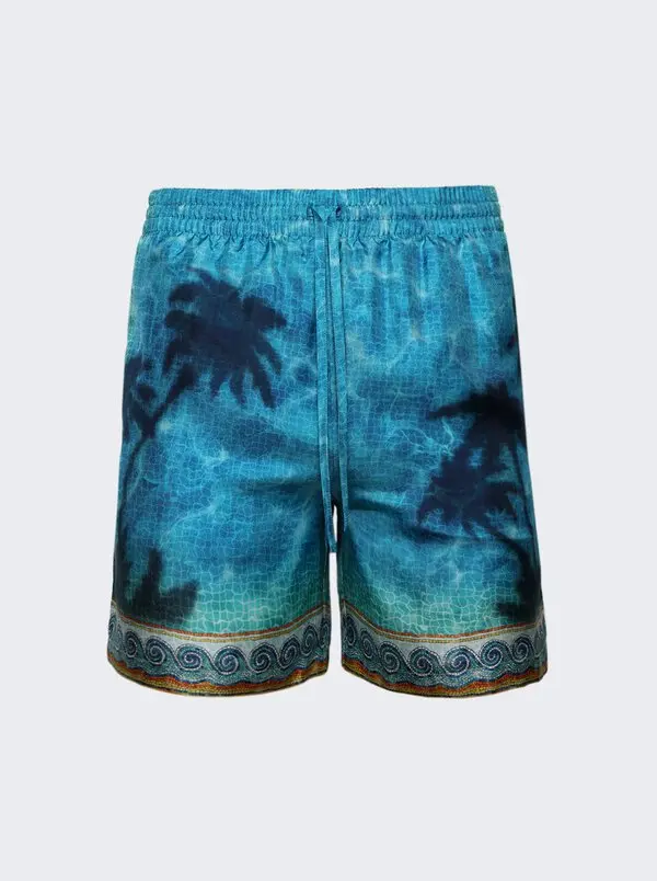 Casablanca Caustics Emblem Shorts - Multi